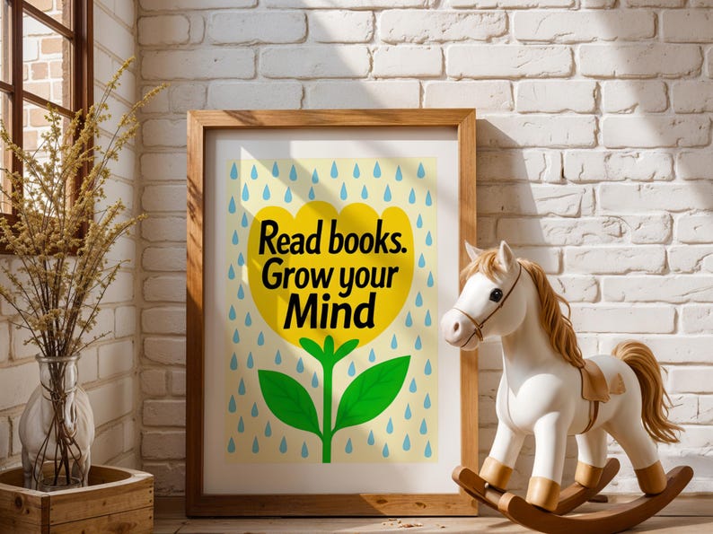Classroom Poster, Read Books, Digital Download, Educational Poster ...