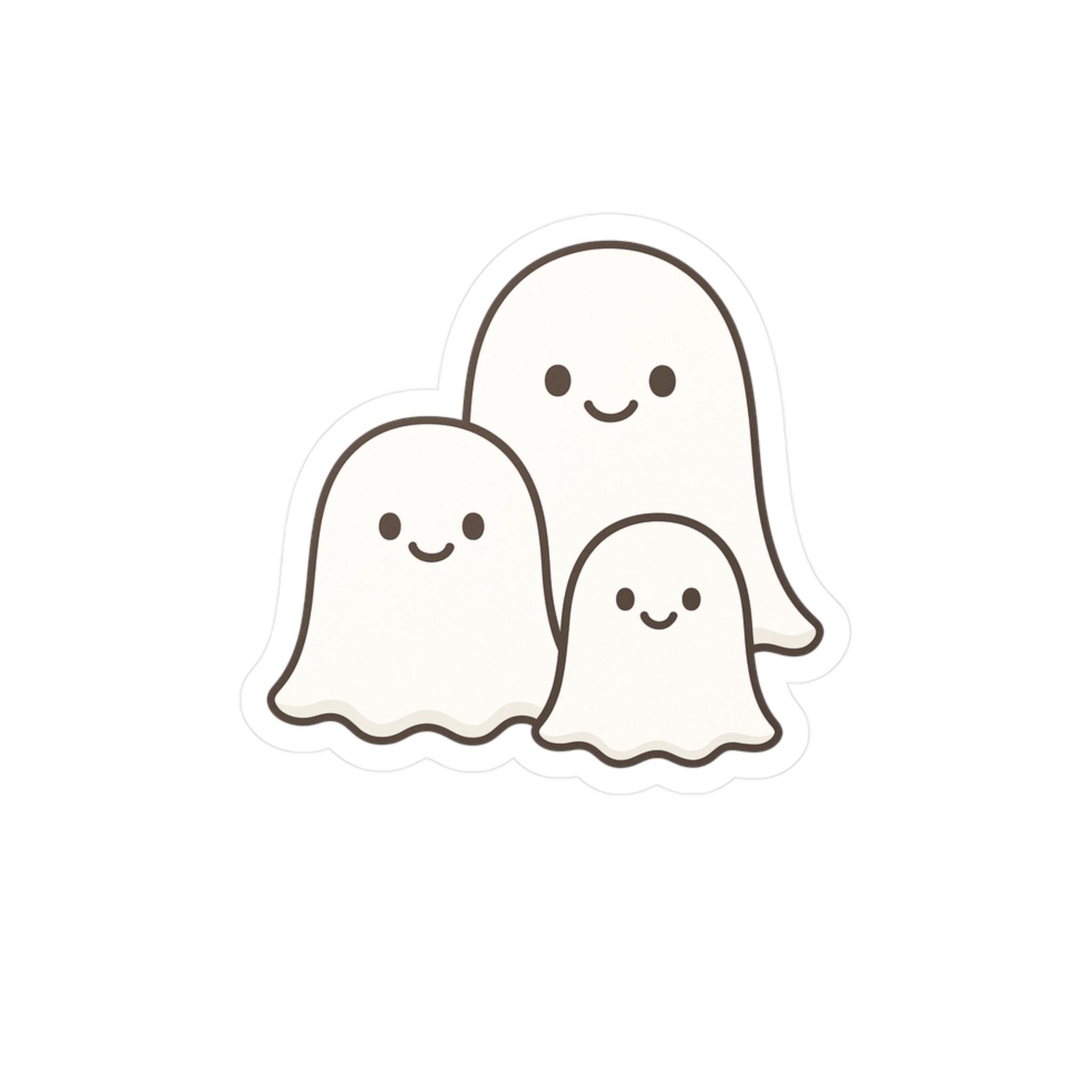 Kawaii Ghost Sticker Set, Halloween Vinyl Decals - Etsy
