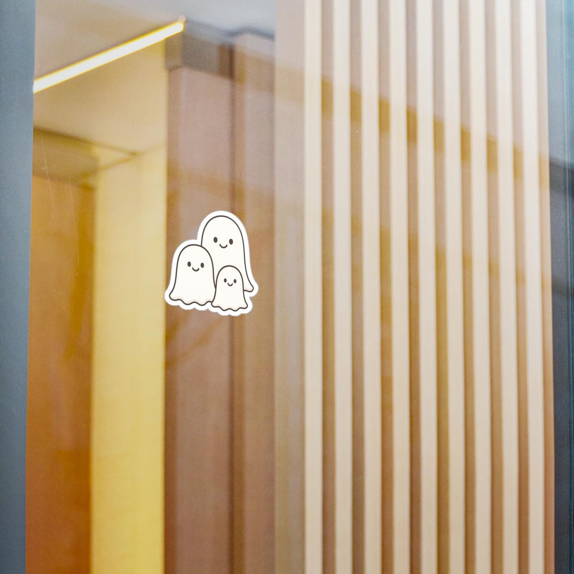Kawaii Ghost Sticker Set, Halloween Vinyl Decals - Etsy