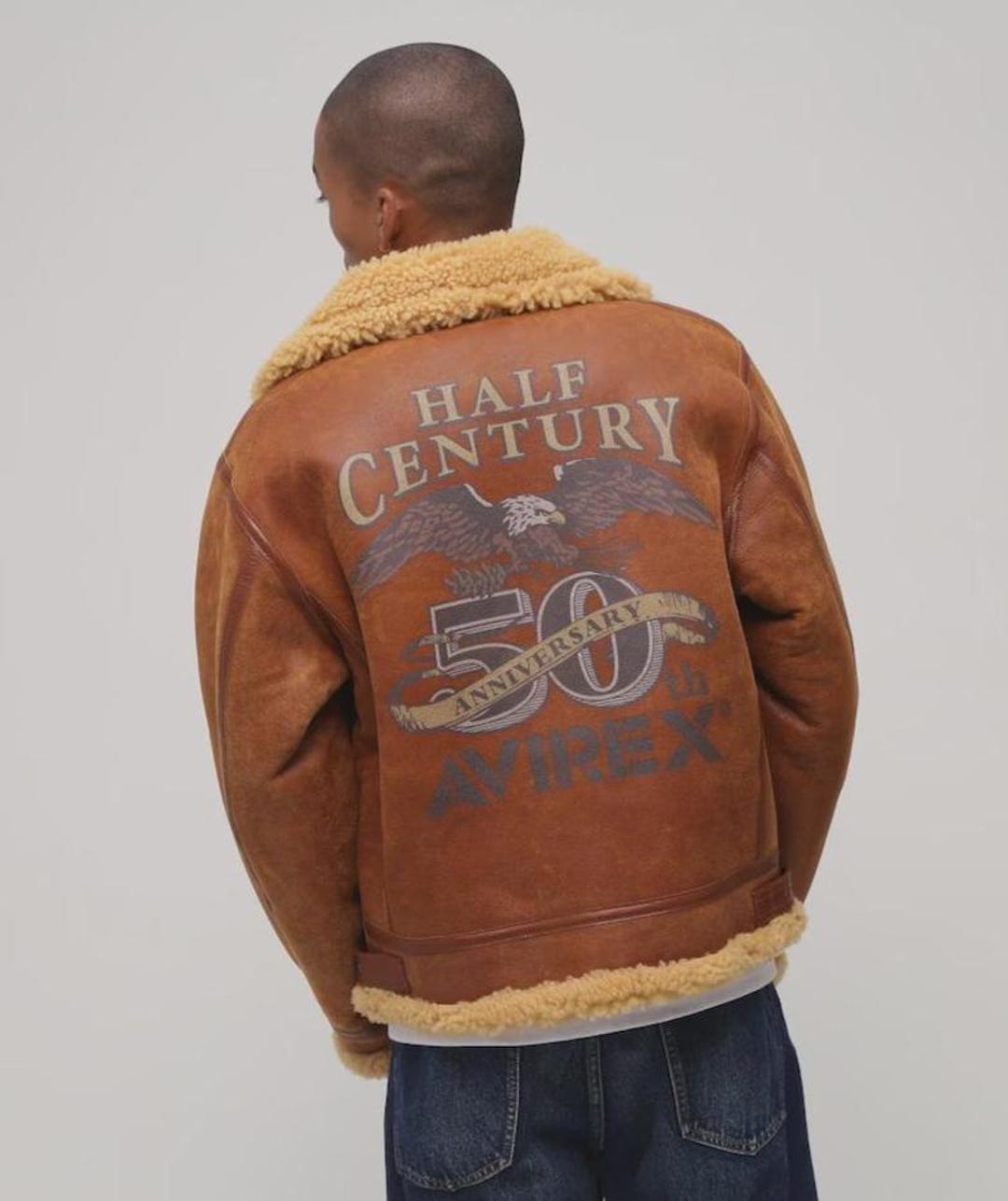 AVIREX 50th Anniversary B-3 Bomber Jacket, Custom Unisex Flight Coat ...
