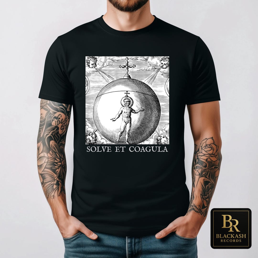 Solve Et Coagula Shirt | Alchemy Occult T-shirt | Esoteric Hermetic Tee ...