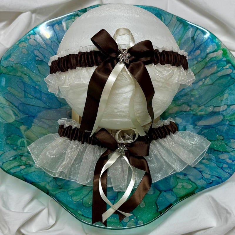 Brown Wedding Garter - Etsy