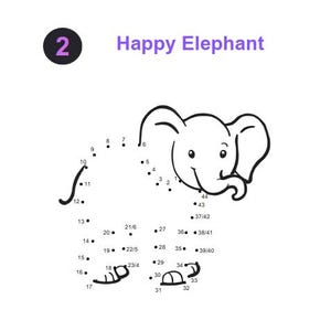 Dot to Dot Connect the Dots Animal Pages, Printable Preschool Worksheet ...