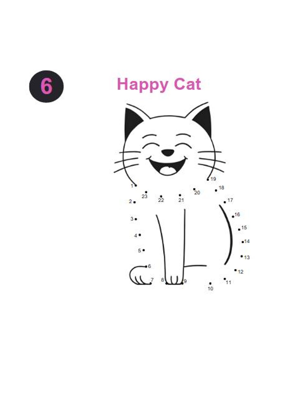 Dot to Dot Connect the Dots Animal Pages, Printable Preschool Worksheet ...