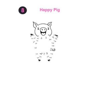 Dot to Dot Connect the Dots Animal Pages, Printable Preschool Worksheet ...