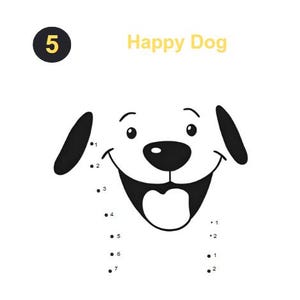 Dot to Dot Connect the Dots Animal Pages, Printable Preschool Worksheet ...