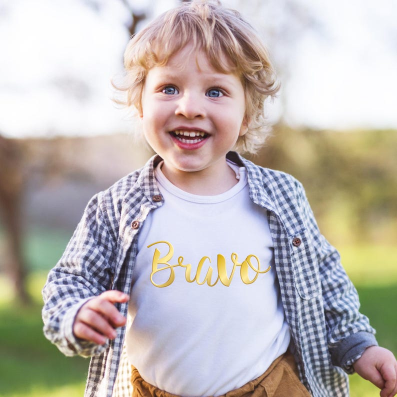 Bravo Cursive PNG Clipart – Gold, Black & White (digital Download) - Etsy