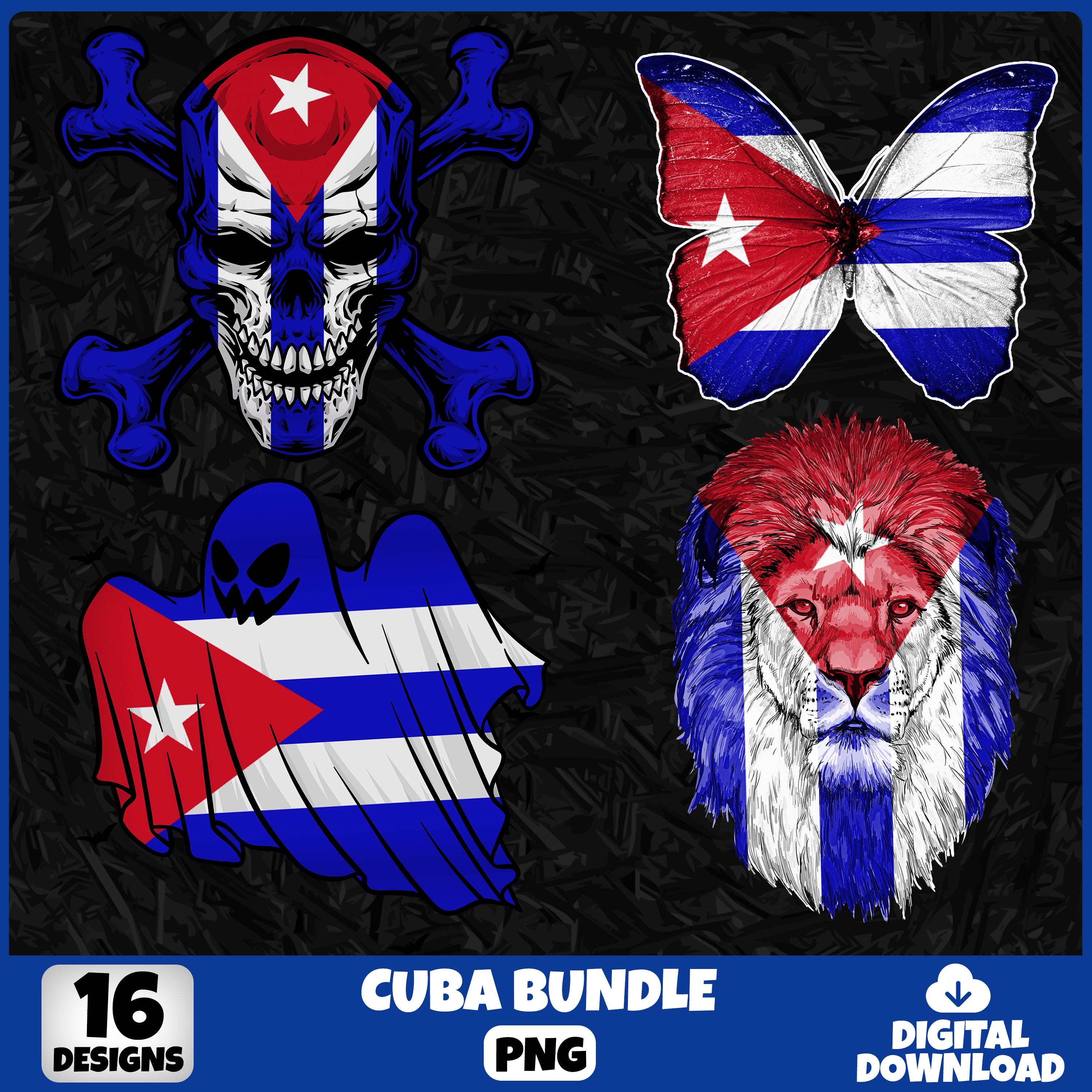 Cuba PNG Bundle | 16 Designs Patriotic Cuban | Sublimation Clipart ...