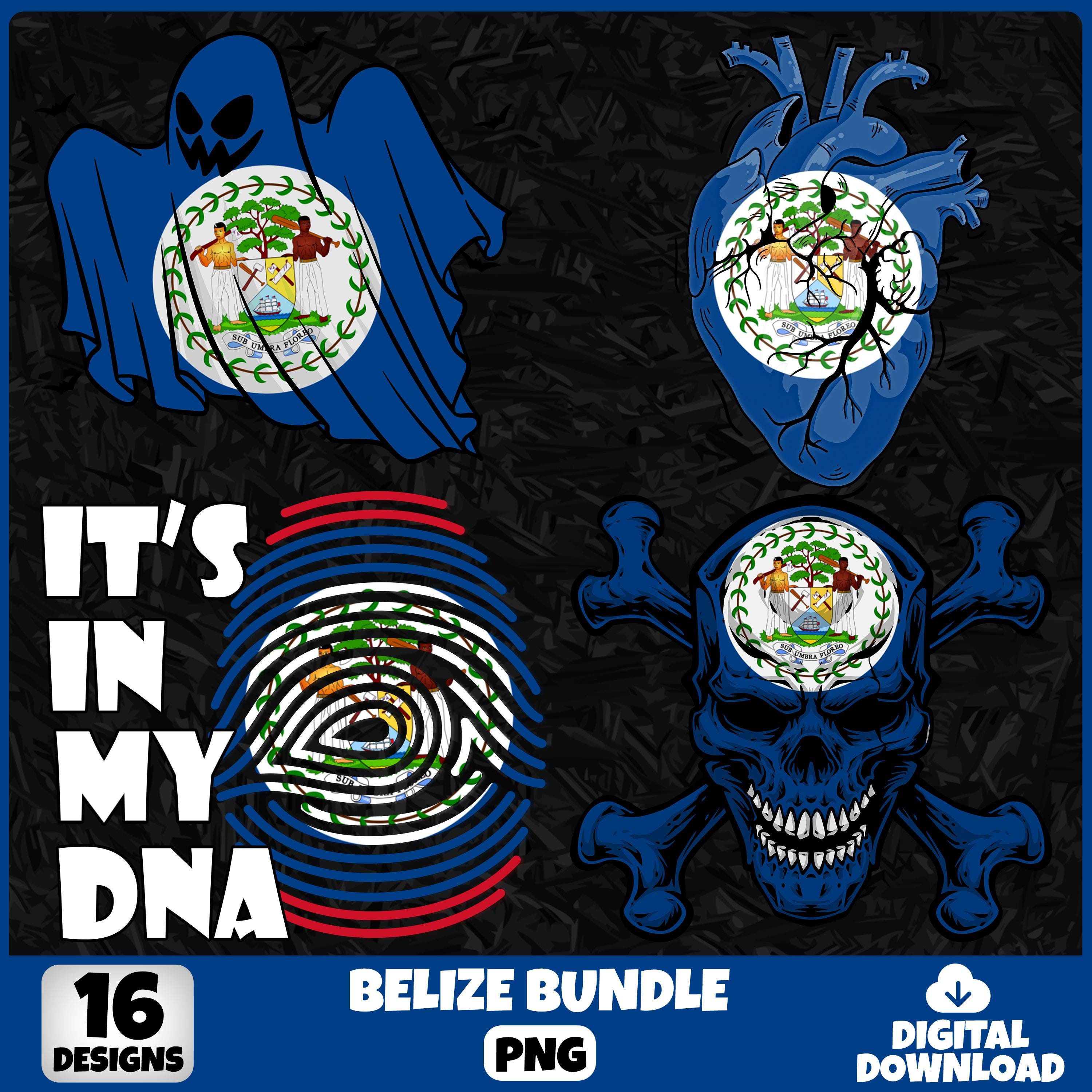 Belize PNG Bundle | 16 Designs Patriotic Belizean | Sublimation Clipart ...