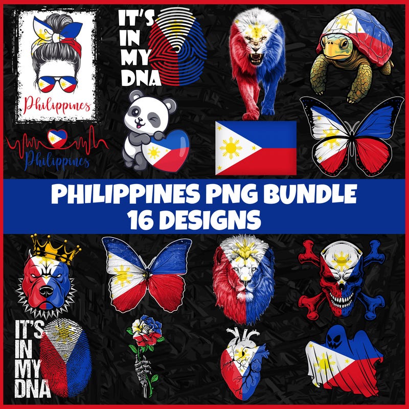Filipino Flag Sublimation - Etsy