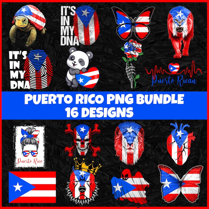 Puerto Rico Clipart - Etsy