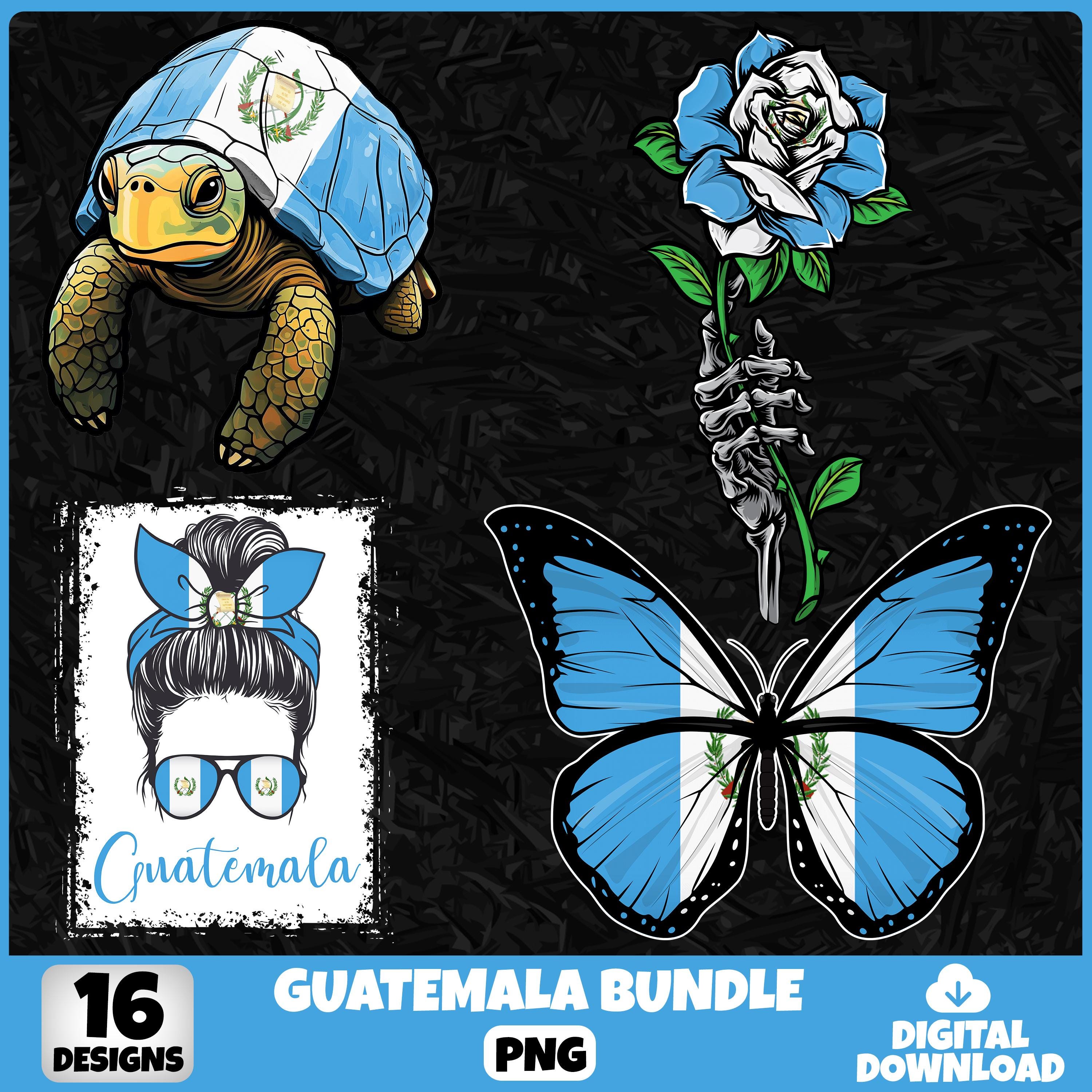 Guatemala PNG Bundle | 16 Designs Patriotic Guatemalan | Sublimation ...
