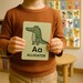 Animal Alphabet Poster & Flash Cards: Nursery Classroom Decor (digital ...
