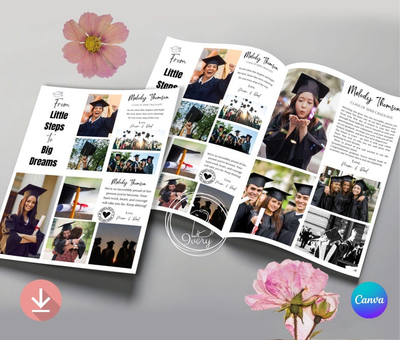 Editable High School Senior Yearbook Ad Template, Senior Yearbook Ad ...