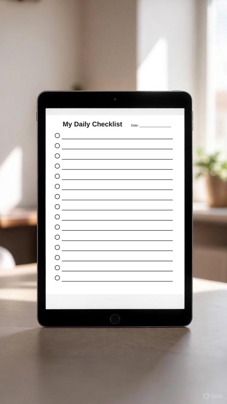Daily To-do List PDF | Printable Daily Planner & Checklist ...