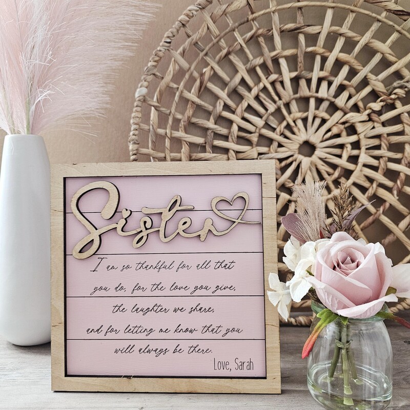 Sister Plaque - Etsy