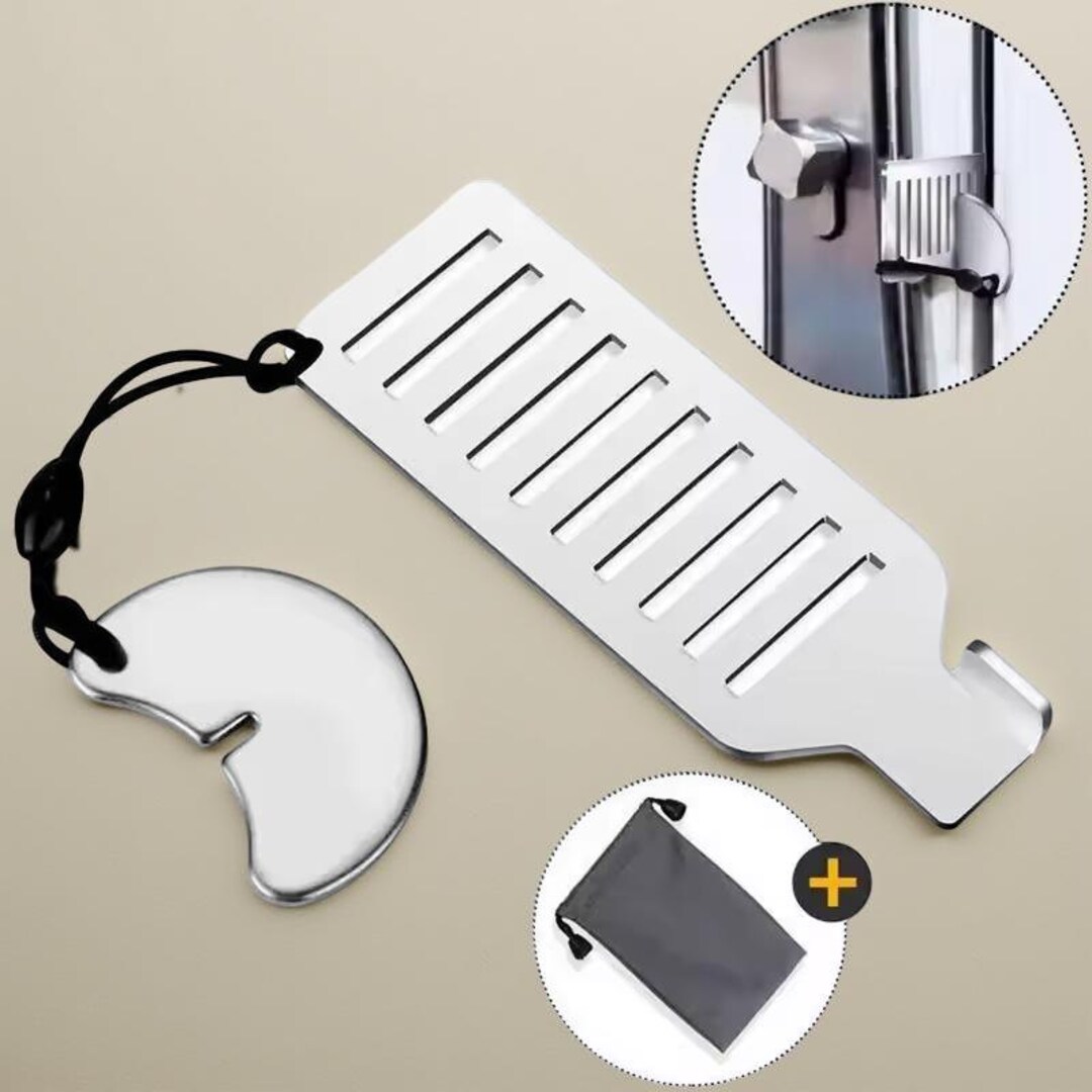 Portable Door Lock Security Device for Travel - Quick Door Stopper and ...