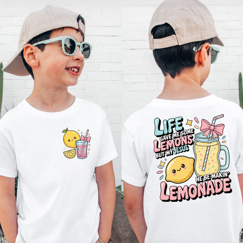 Life Gave Me Some Lemons Shirt, Cute Lemonade Kids Shirt, He Be Makin ...