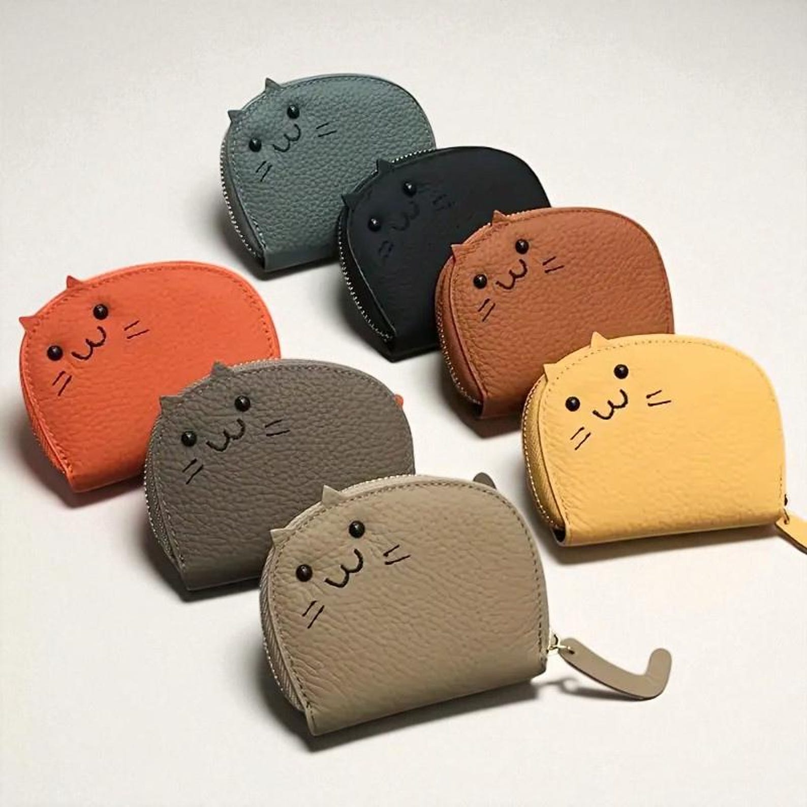 Cartoon Cats Wallet, Faux Leather Coin Purse, Small Coins Pouch. - Etsy