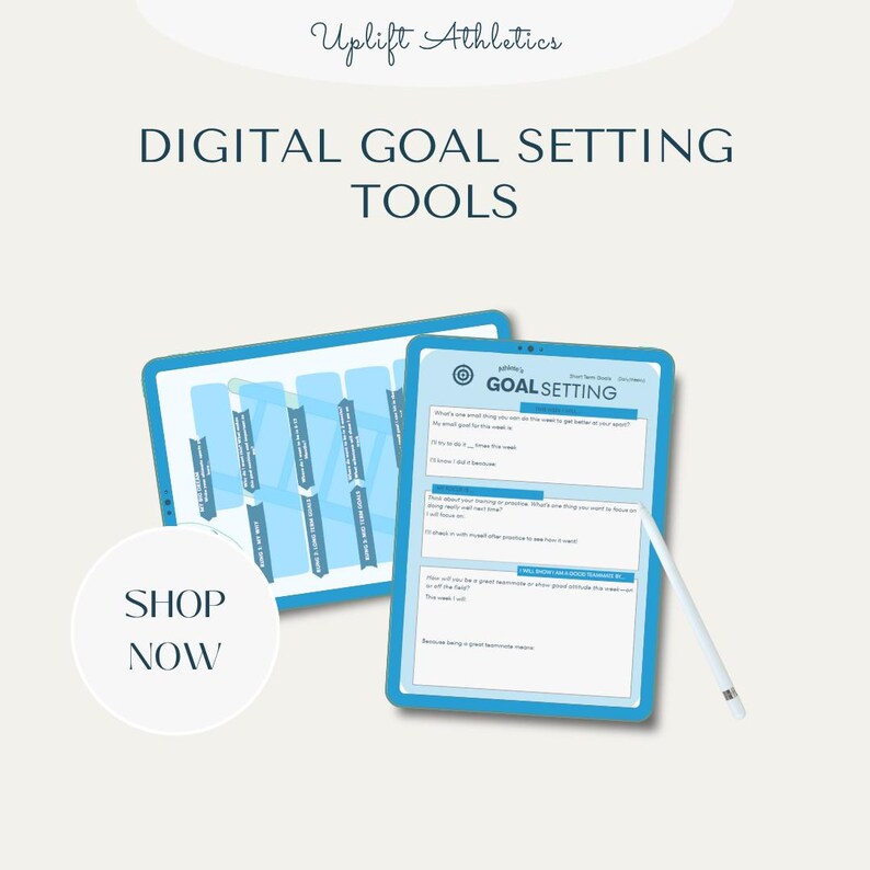 Junior Athlete Goal Setting Worksheet Digital or Pintable - Etsy