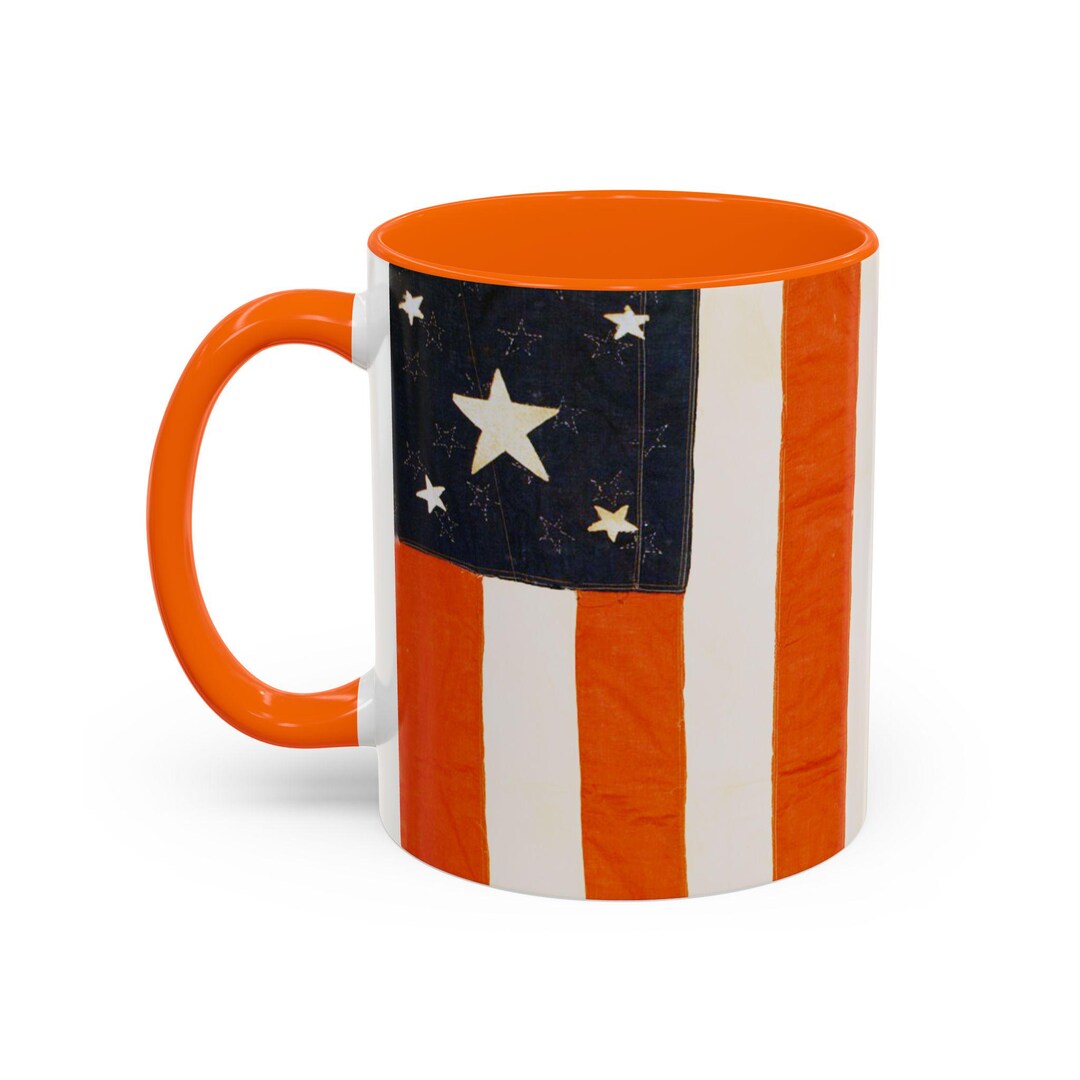 Five Star Red White and Blue Accent Coffee Mug, Great Bear 5 Star ...