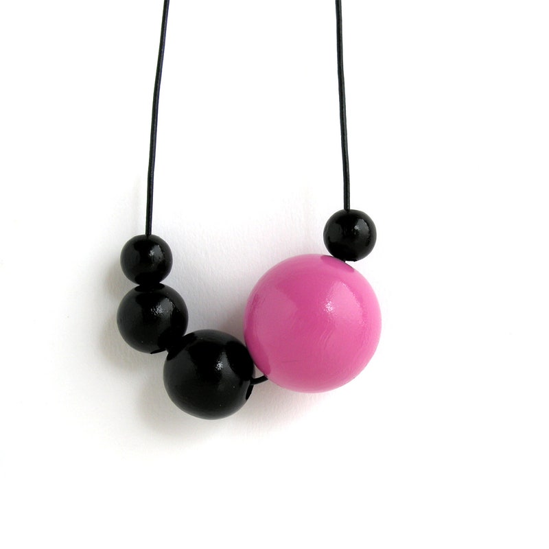 Fuschia Necklace - Etsy