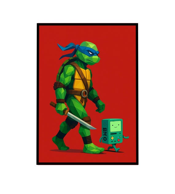 Tortugas Ninja Minimalistas