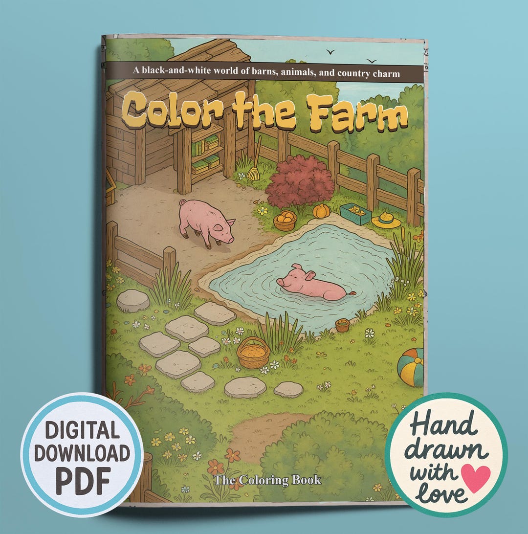 Color the Farm | World of Barns, Animals and Country Charm - Coloring ...