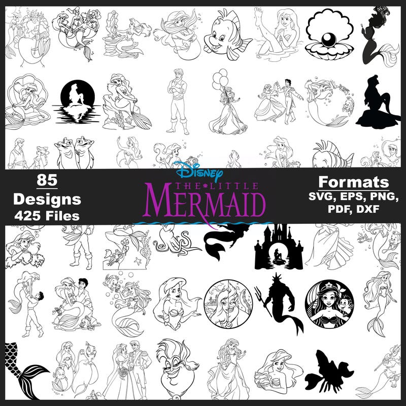 Mermaid Outline Shirt - Etsy