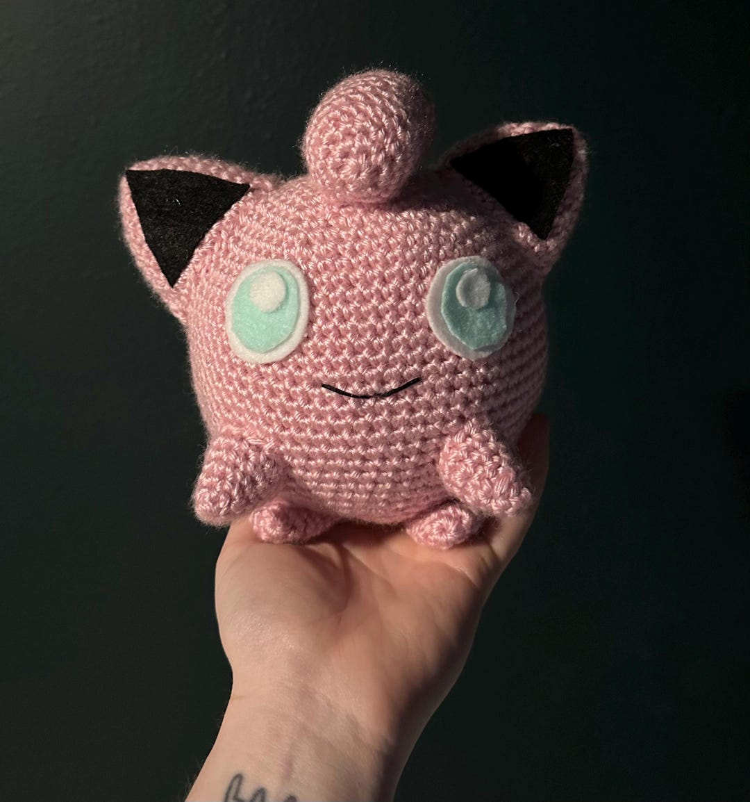 Jigglypuff Crochet Pokemon Plush / Handmade / Amigurumi - Etsy