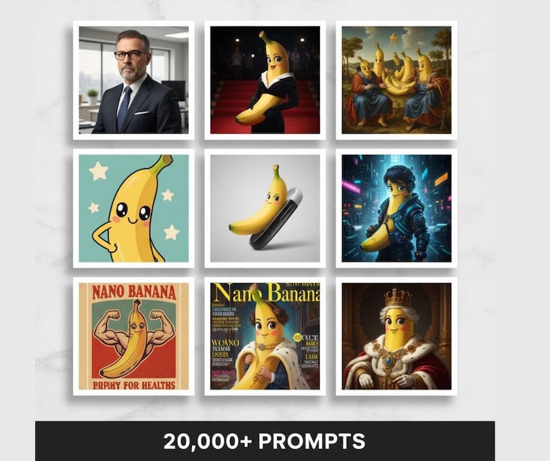 20,000+ Nano Banana Prompts | Art Prompts: Graphic Design Templates ...