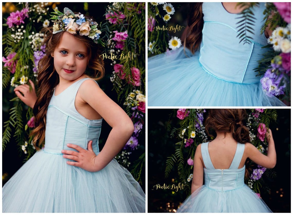 Azure Party Dress PDF Sewing Pattern by Ainslee Fox for Little | Etsy