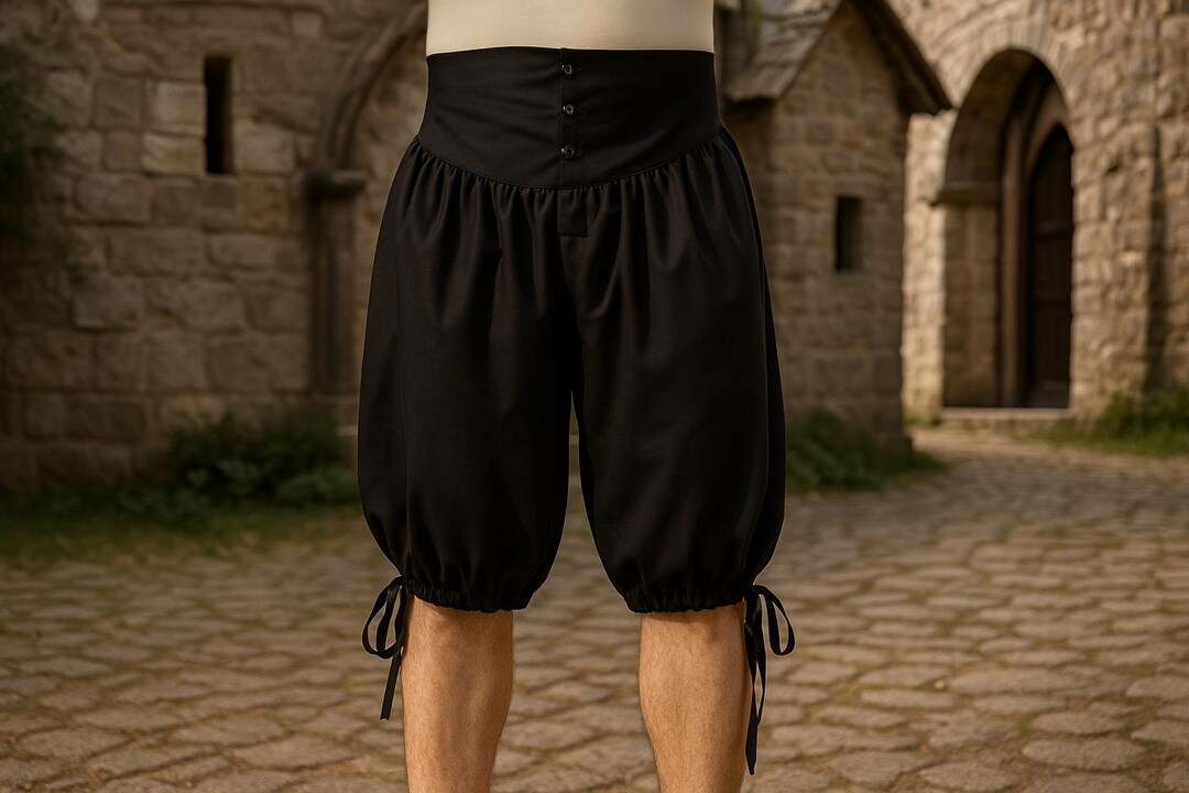 Short Viking Trousers, Medieval Pirate Pants, Renfaire Steampunk Knight ...