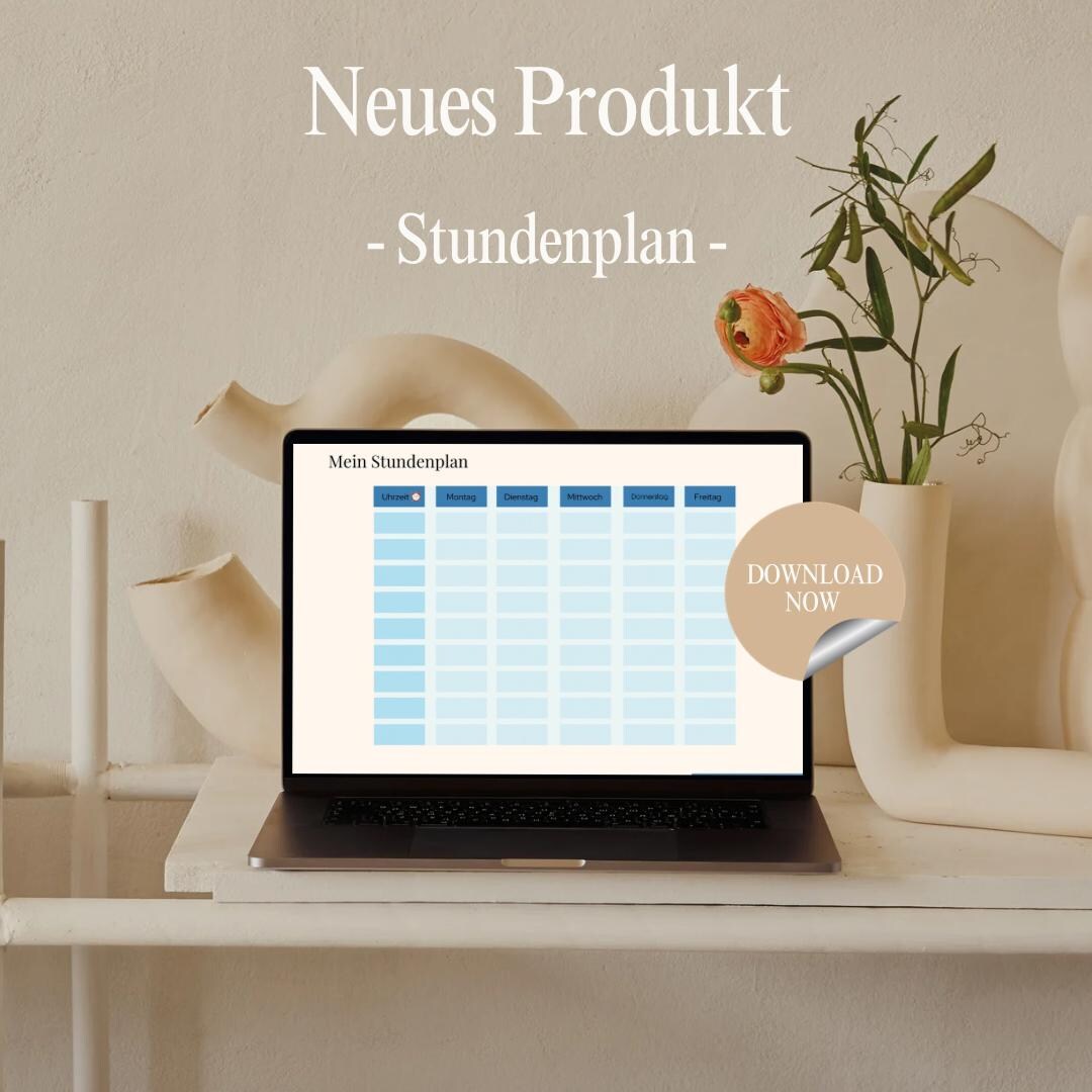 My Timetable - Digital Timetable Template for Printing | School Planner ...
