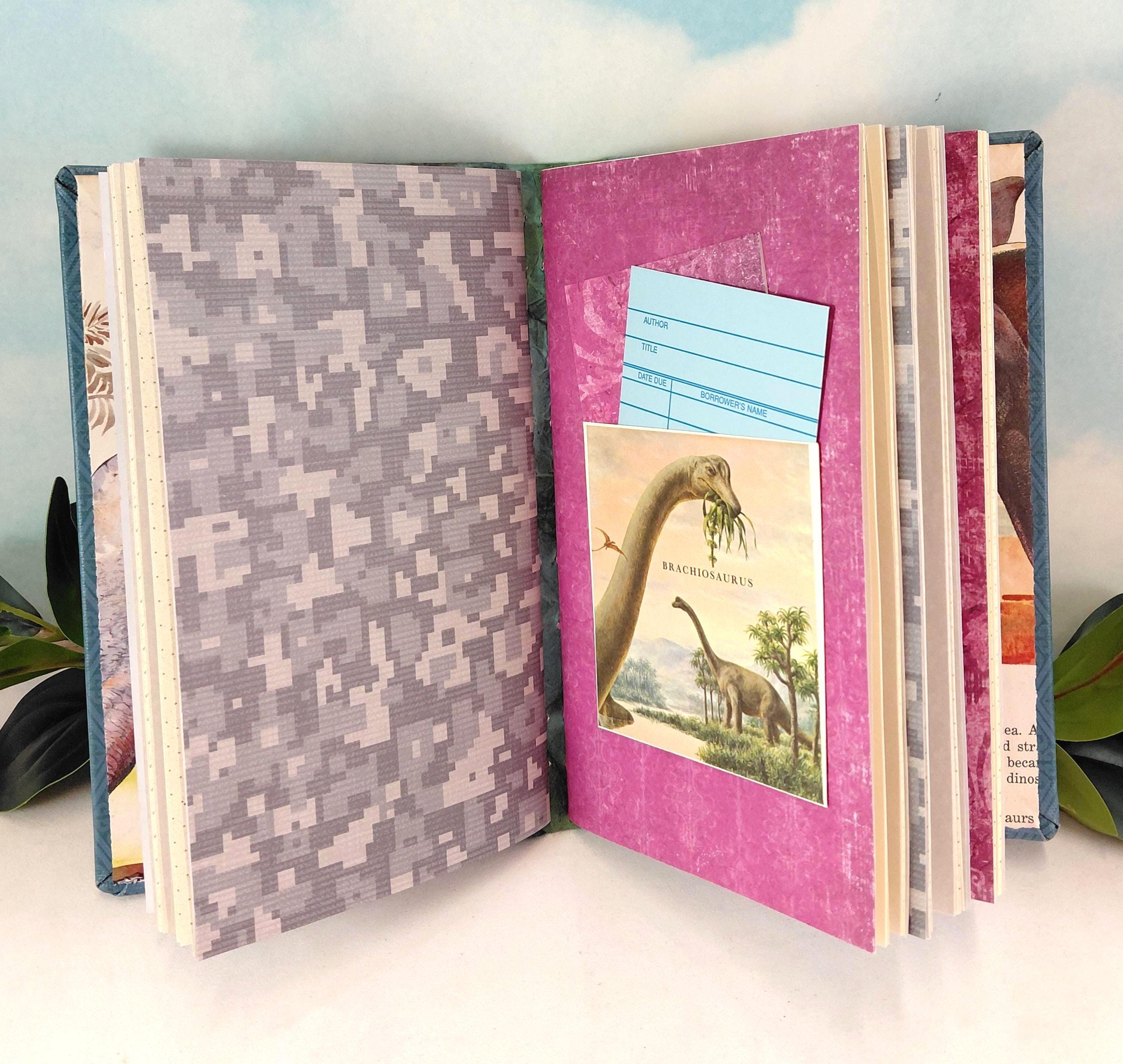 Dinosaur Writing Sketch Journal With Vintage Science Book Dinos on ...