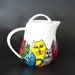 Ugly Funny Cats Teapot Ceramic Hand Painted - Etsy
