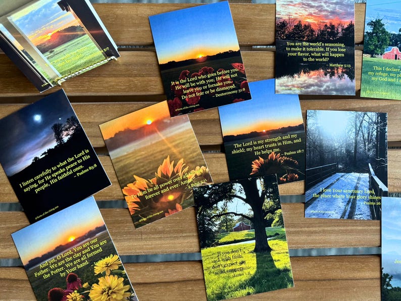 50 Daily Devotional Scripture Cards – Inspirational Christian Gifts for ...