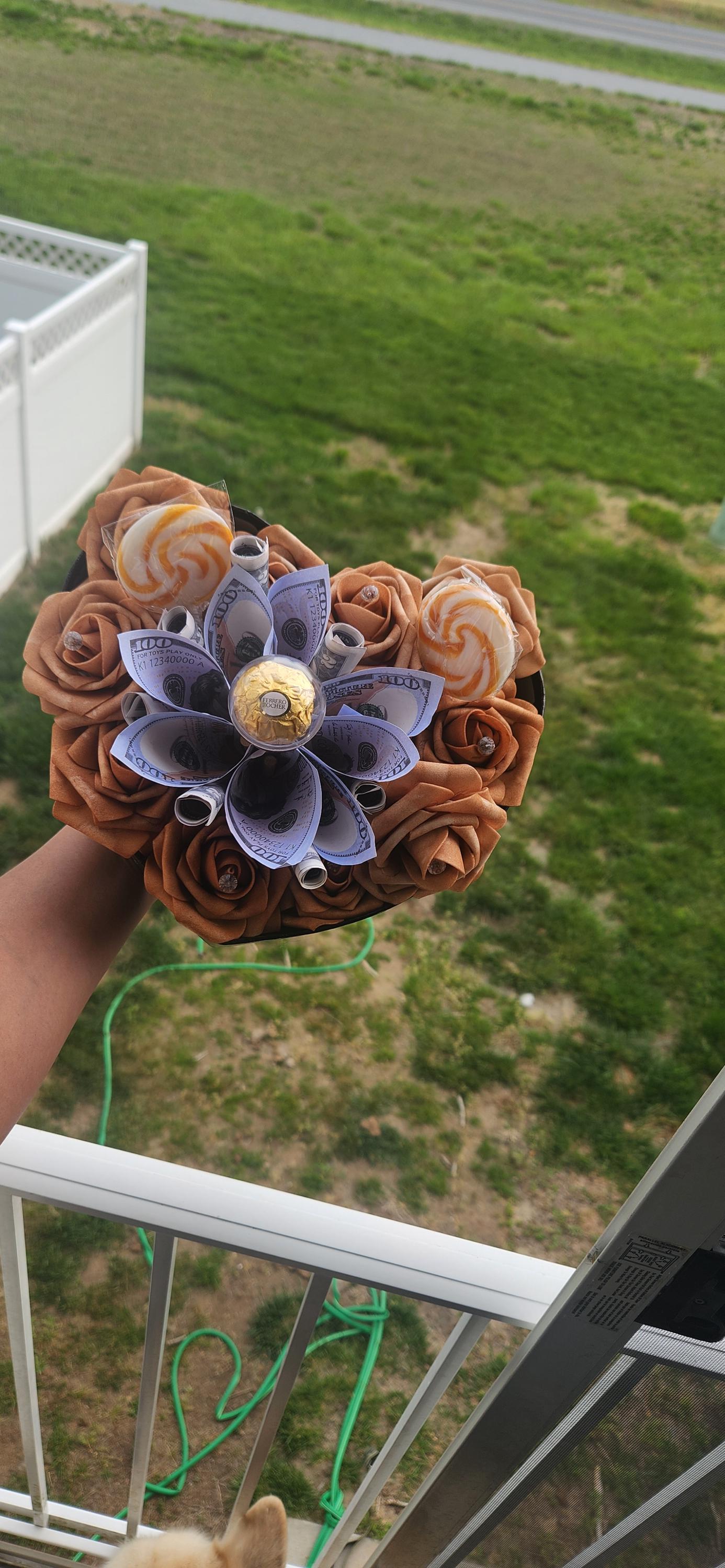 Money Flower Box With Candy - Etsy