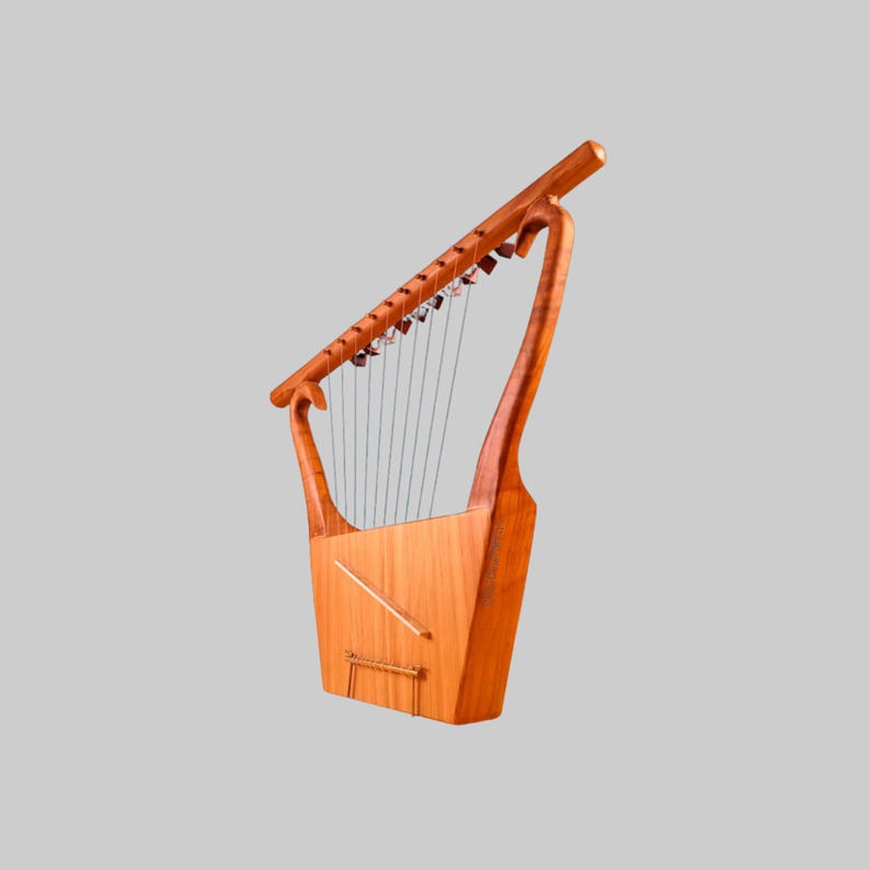 Rare King David Lyre Harp of Megiddo – Ancient Biblical Instrument ...