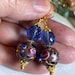 Periwinkle Blue Wedding Cake Bead With Faceted Transparent Blue ...