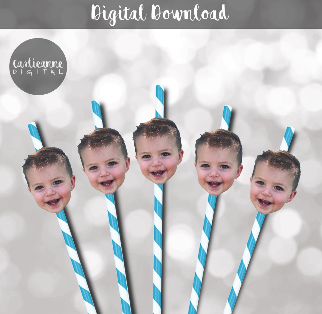 Face Straws, Funny Face Straw for Birthday Party, Face Party Decor ...