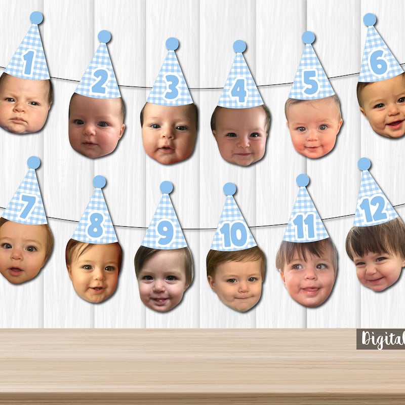 12 Month Banner - Etsy