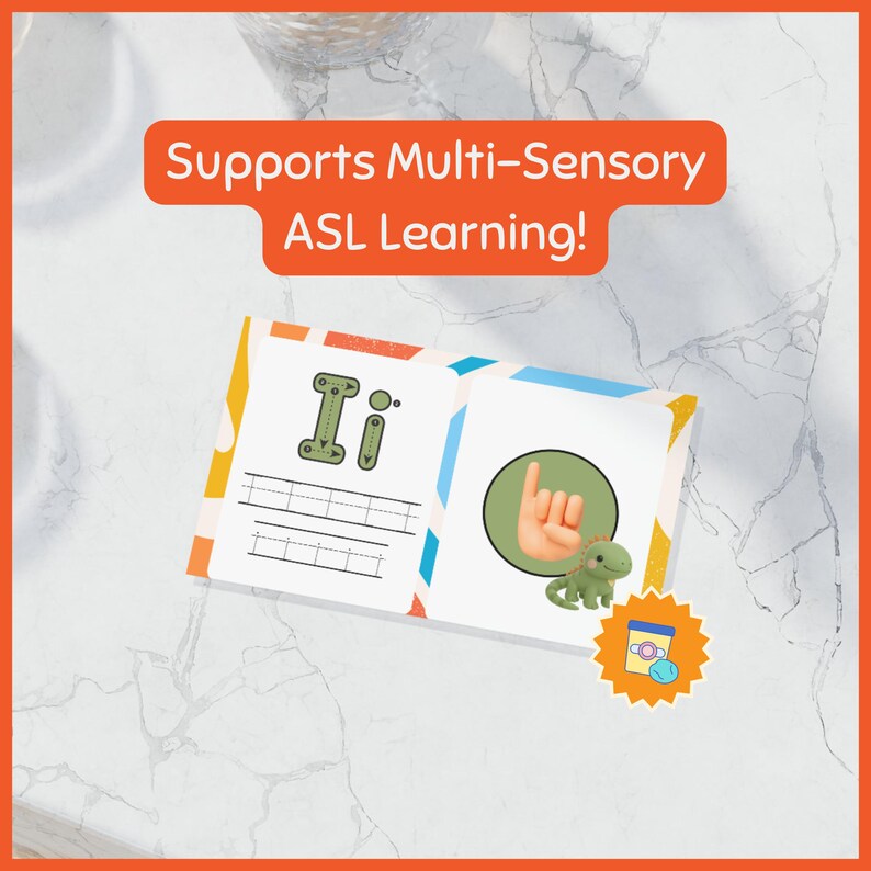 ASL Alphabet Bundle Workbook Printable Sign Language Letters Tracing ...