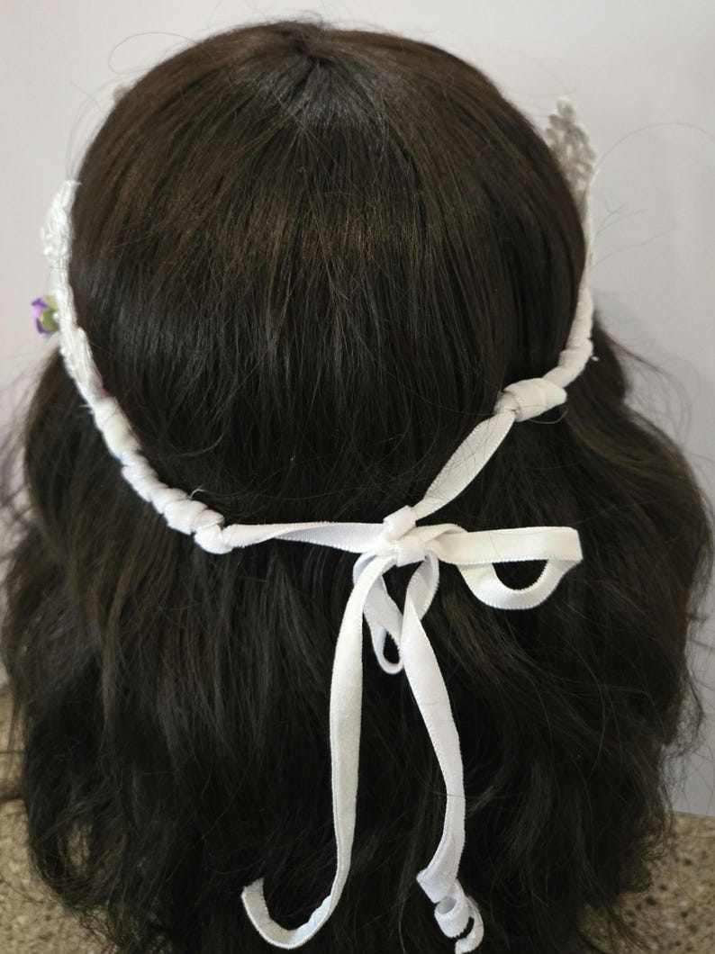 Handmade Fairytale Lace Princess Crown, Adjustable Child to Adult Size ...
