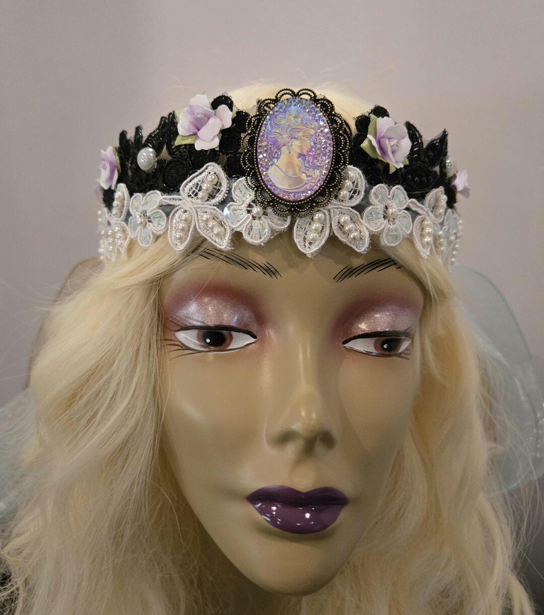 Bridgerton Inspired Sparkle Lady Cameo Crown - Etsy