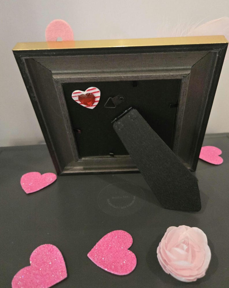 Flamingo and Hearts Photo Frame - Etsy