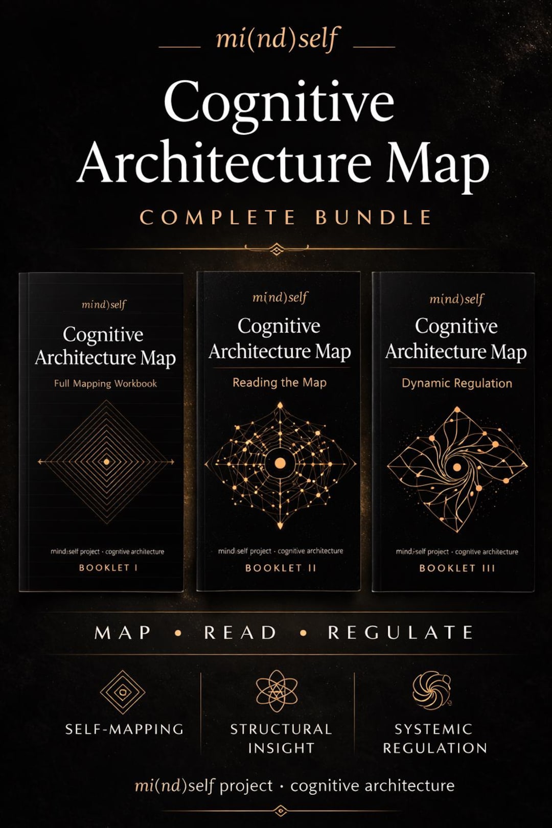 Cognitive Architecture Workbook Bundle | Map, Read, Regulate (3 ...