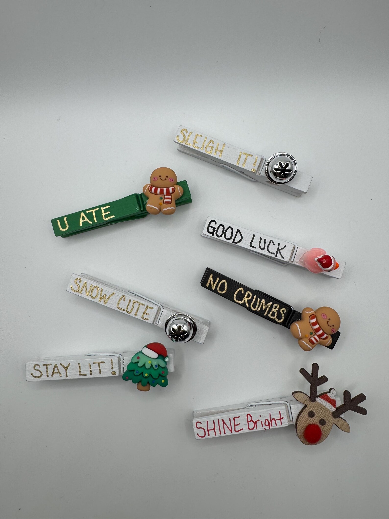 Decorated Cheer Pins - Random *CHRISTMAS* Selection - Etsy