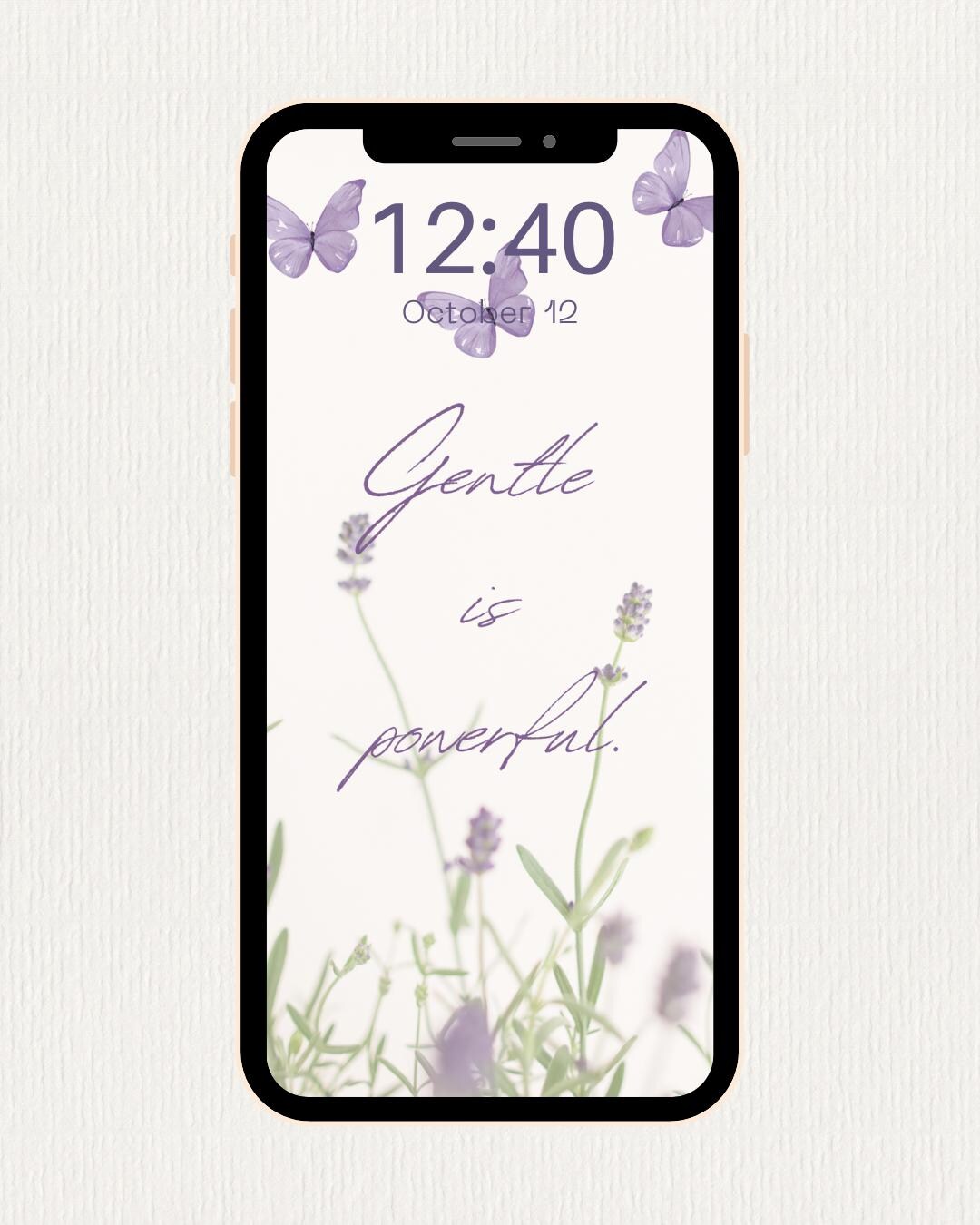 Gentle is Powerful Digital Wallpaper - Etsy