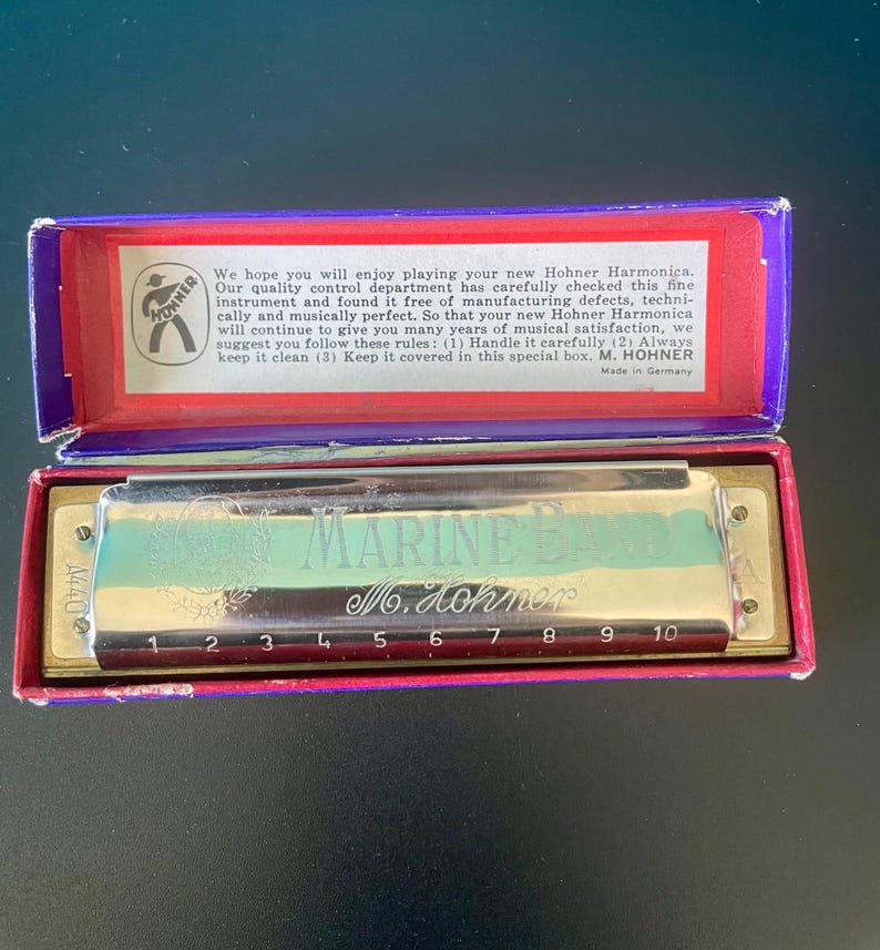 VTG Marine Band by M. Hohner Harmonica, Made in Germany - Etsy